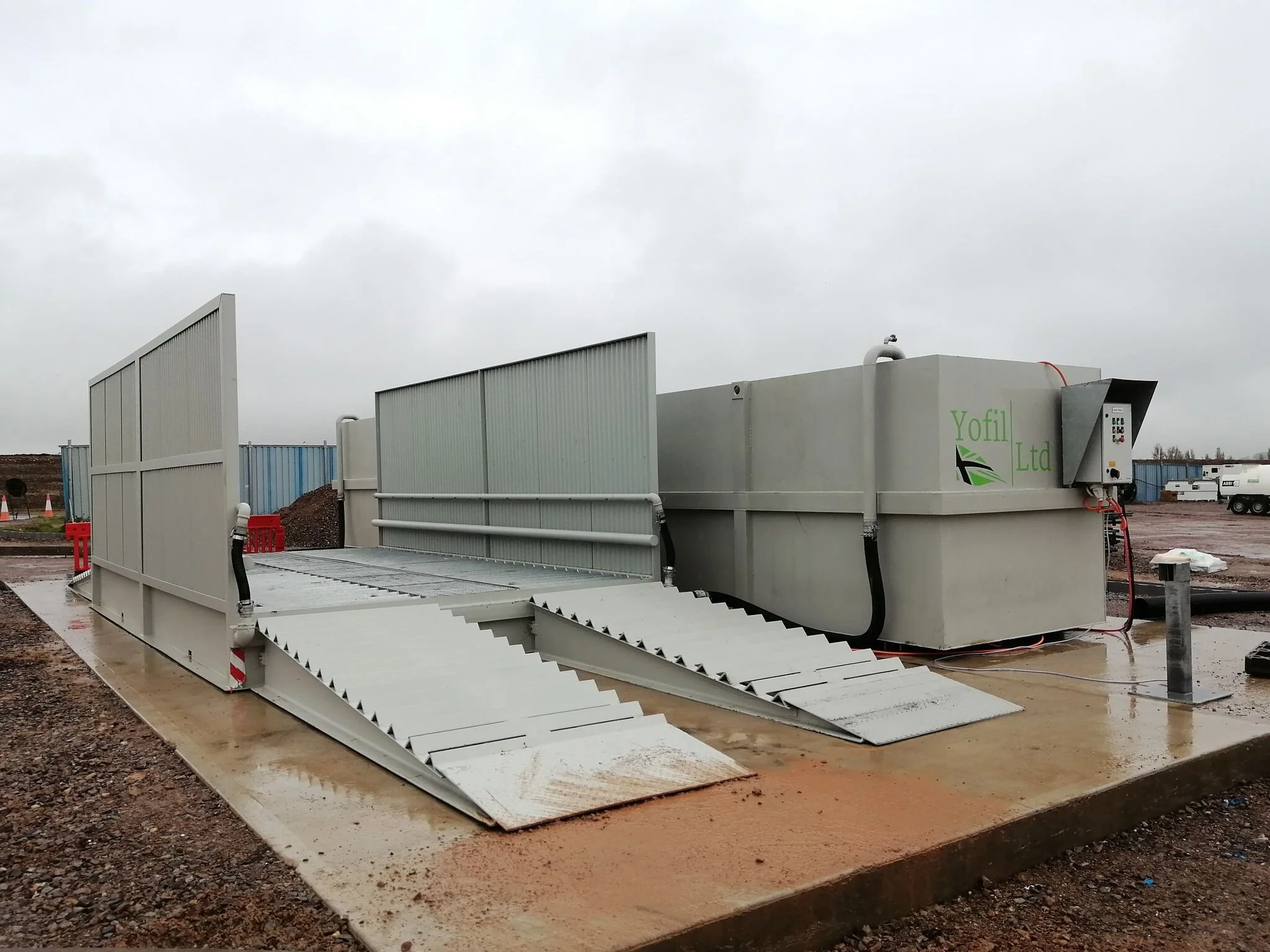 wheel wash hire and wheel wash sales by Yofil Ltd