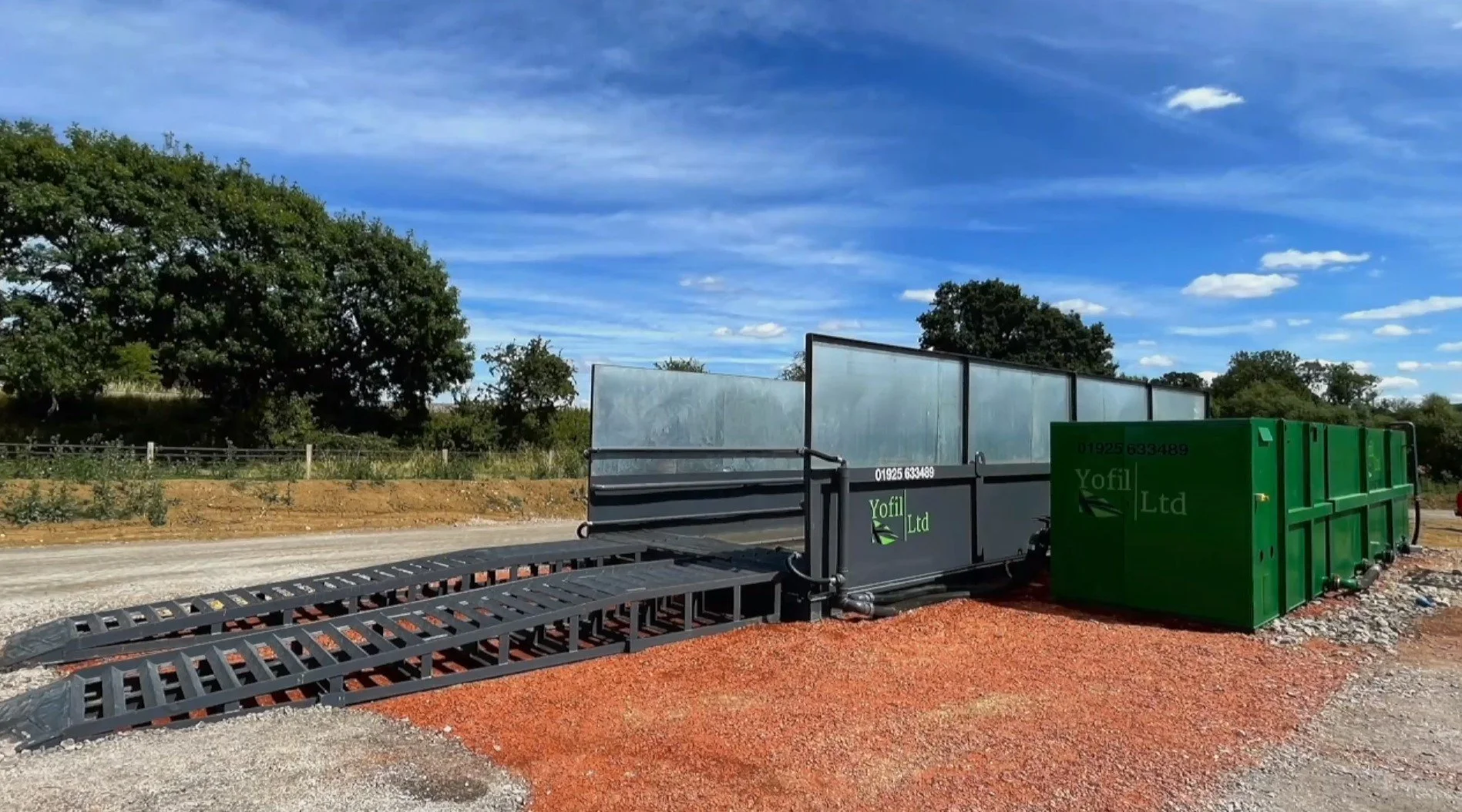 wheel wash hire and wheel wash sales by Yofil Ltd