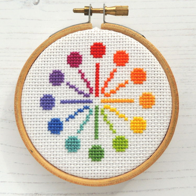 Using the Colour Wheel for Cross Stitch and Embroidery (DMC floss ...