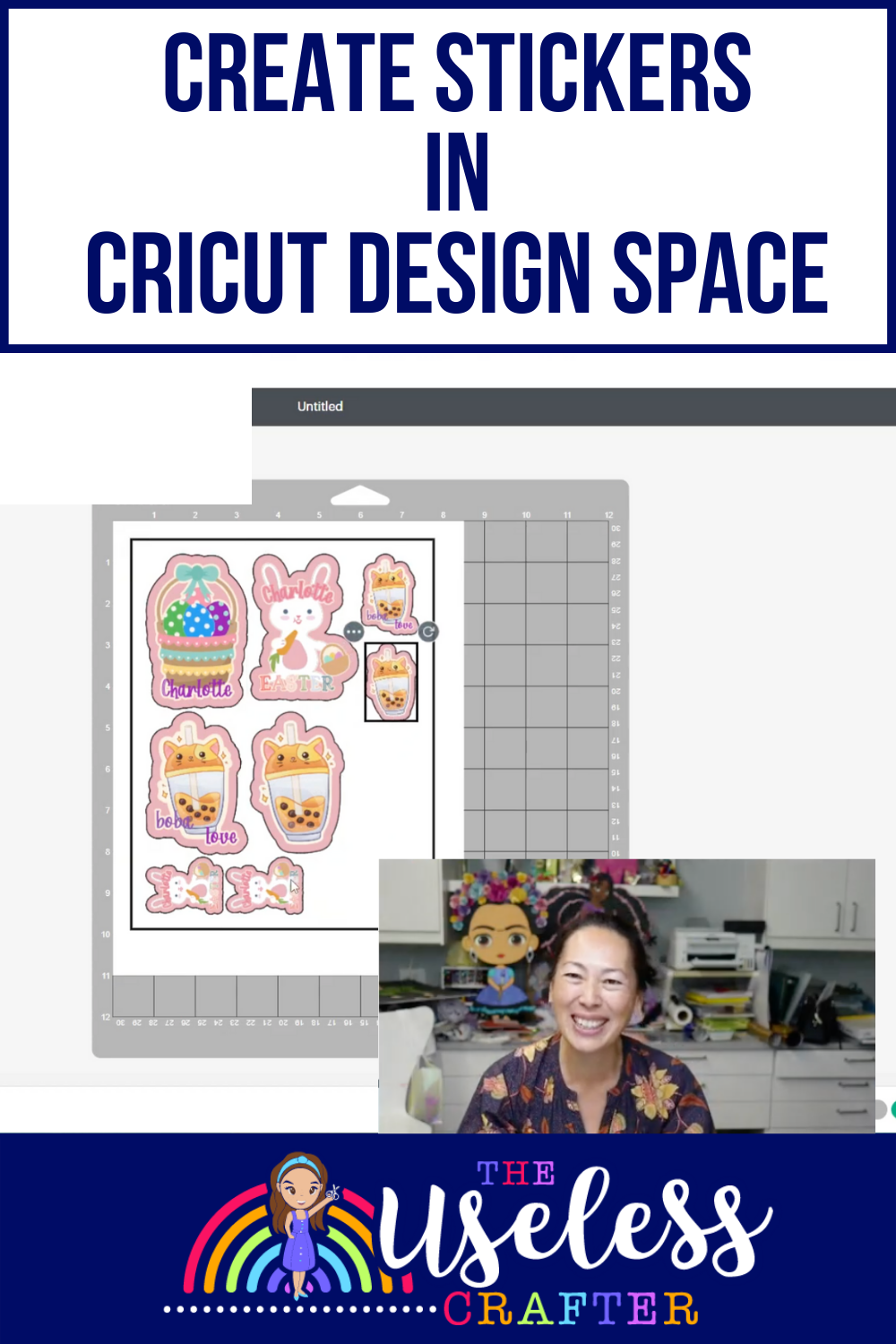How To Make Stickers With The Cricut — The Useless Crafter