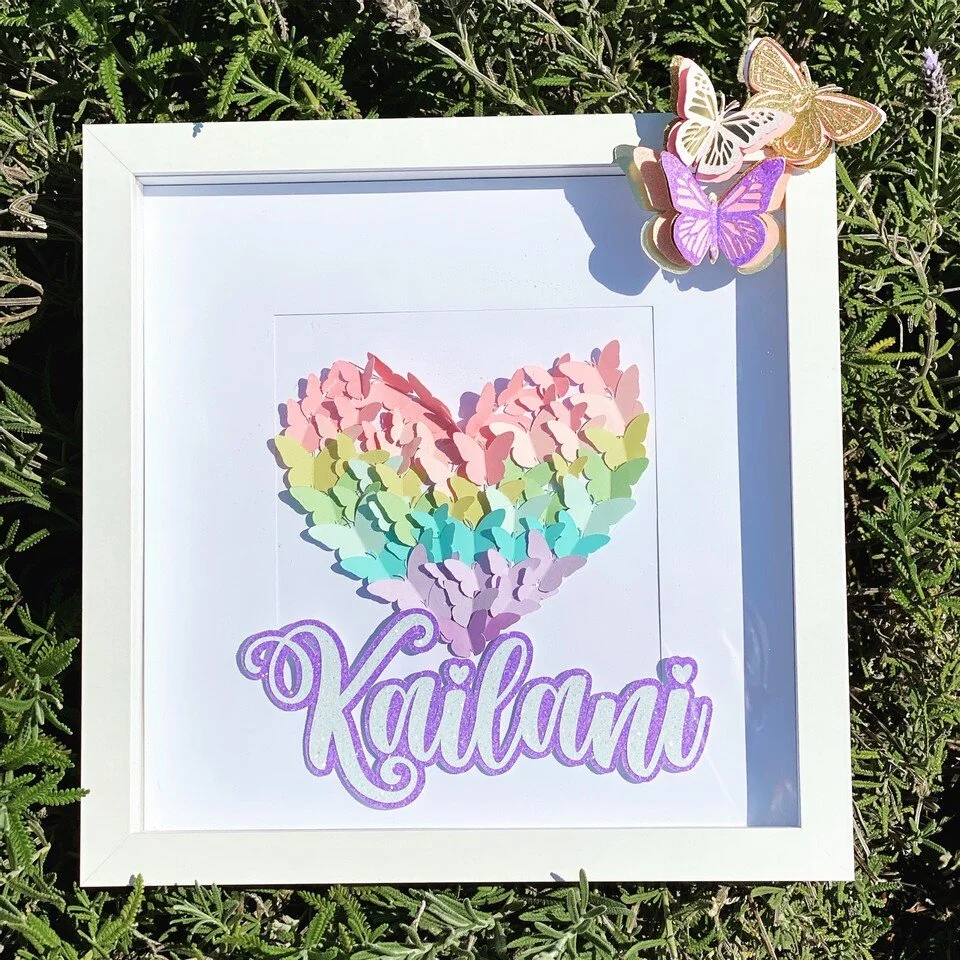 Butterfly Shadow Box Frame — The Useless Crafter
