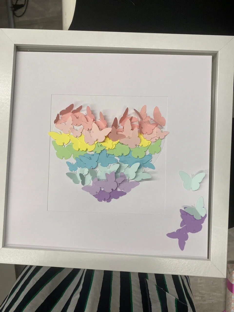 Butterfly Shadow Box Frame — The Useless Crafter