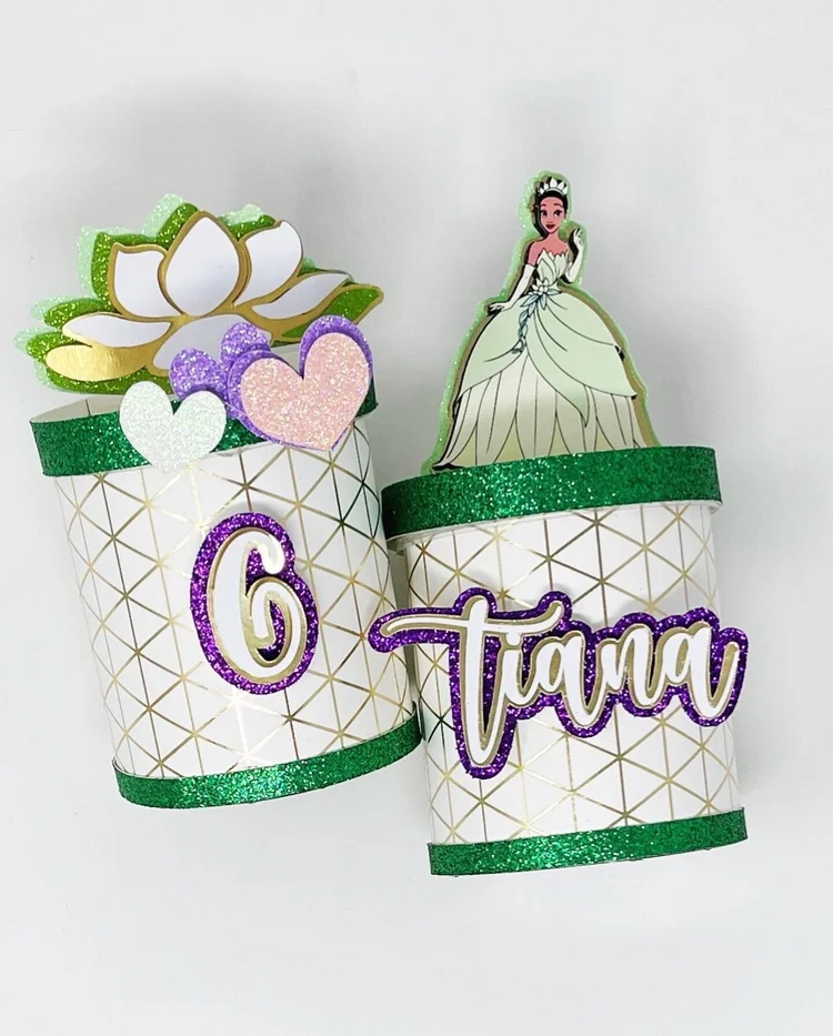 PRINCESS AND THE FROG PRINGLES CAN PARTY FAVORS — The Useless Crafter