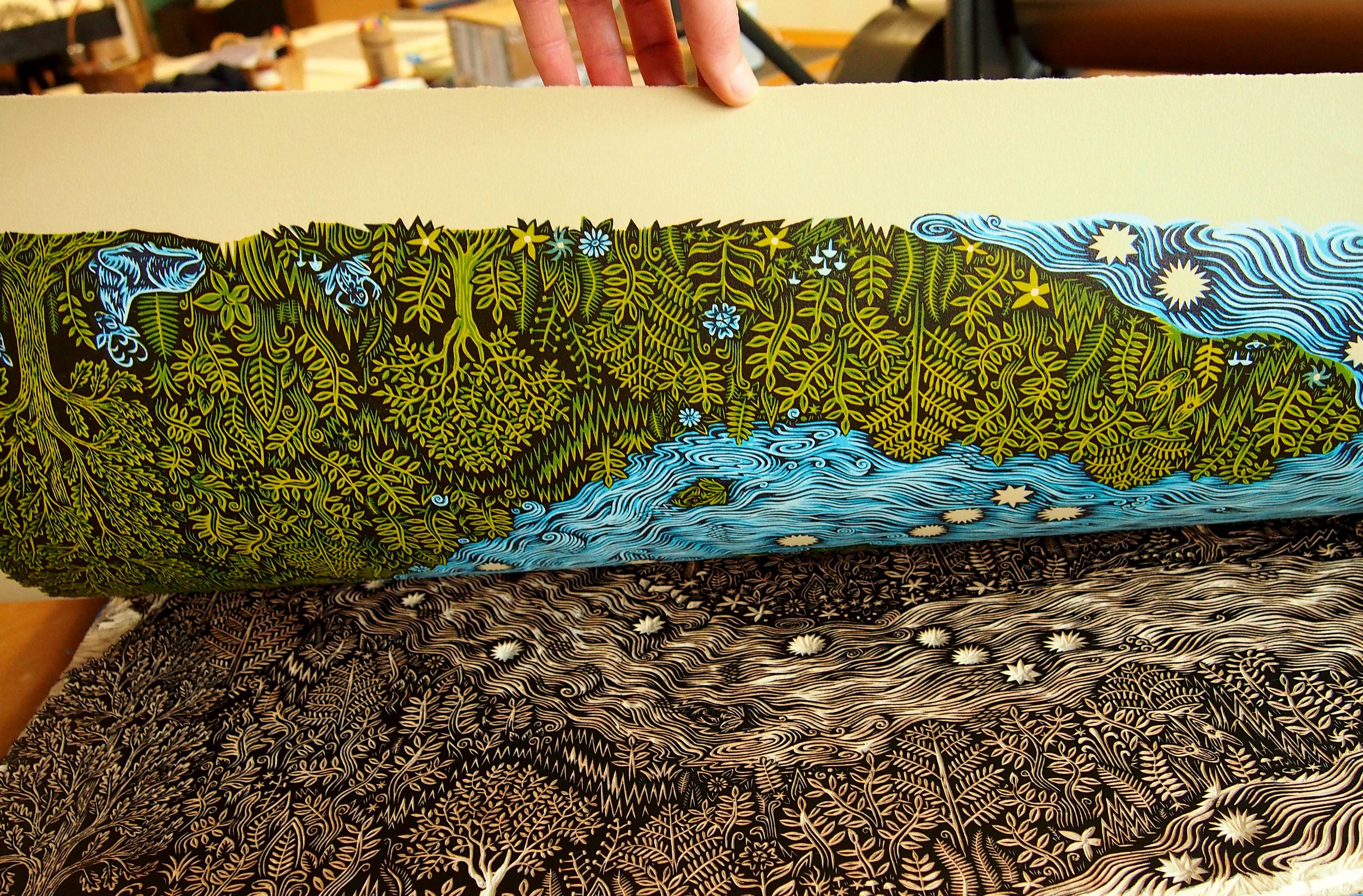 Tugboat Printshop | Woodcut Making Process — Tugboat Printshop