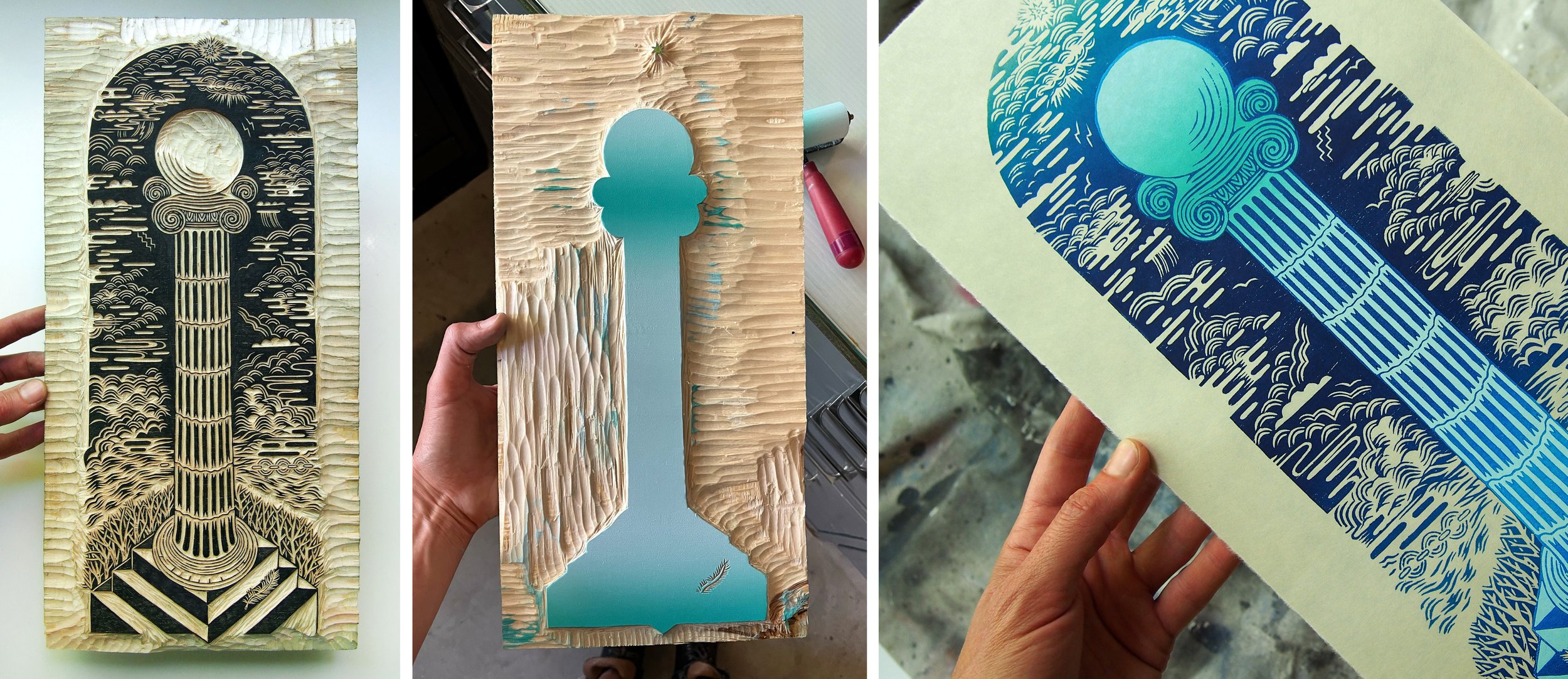 Tugboat Printshop | Woodcut Making Process — Tugboat Printshop