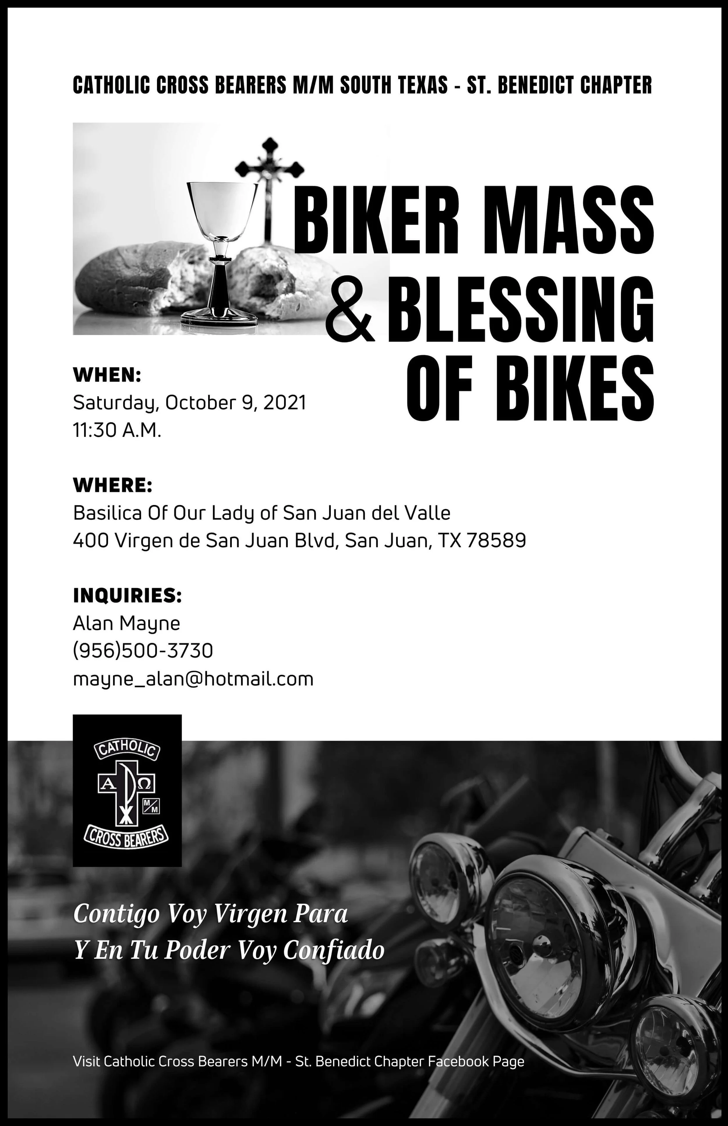 Biker Mass and Blessing of the Bikes at the San Juan Shrine — Knights ...