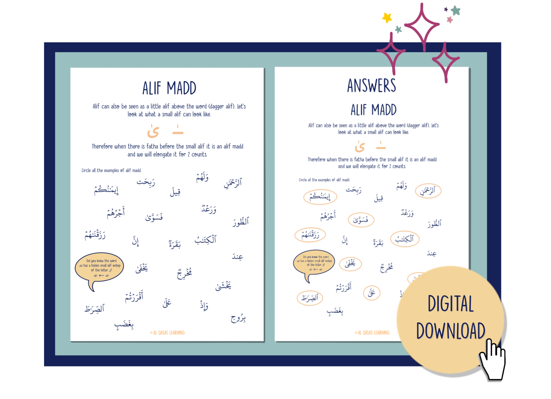 Free Tajweed Resources — Al Qasas Learning