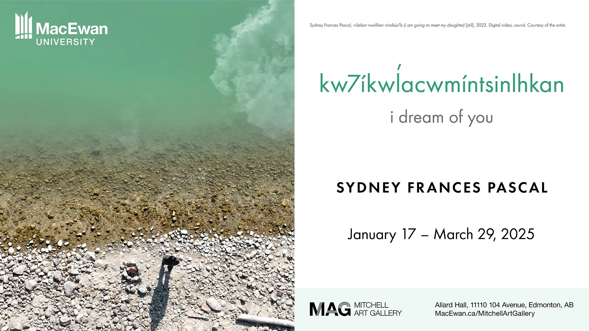 Sydney Frances Pascal: kw7íkwl̓acwmíntsinlhkan | i dream of you ...