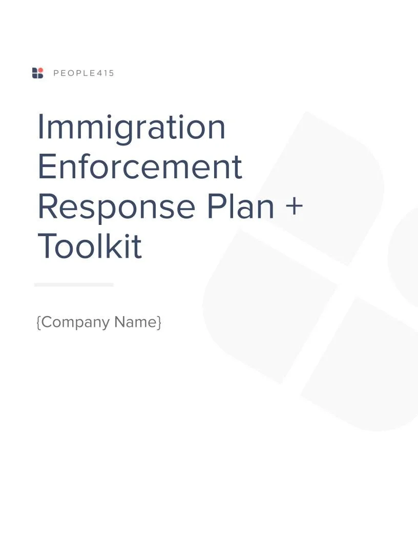 Immigration Enforcement Response Plan + Toolkit — People415