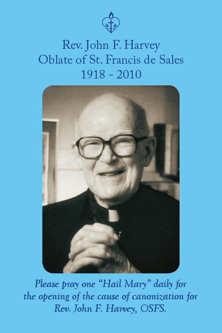 Request Free Prayer Cards — Remembering Father John F. Harvey, OSFS