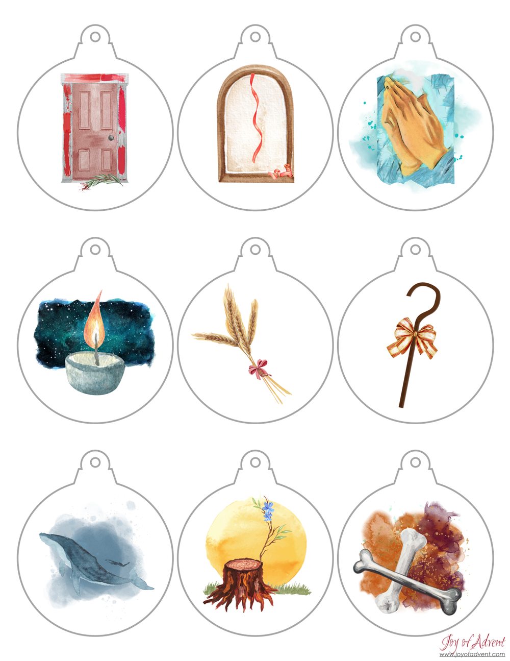 Printable Paper Chain Decoration — Joy of Advent
