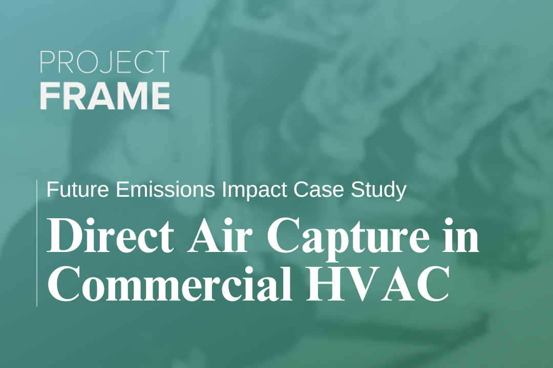 Future Emissions Impact Case Studies — Frame