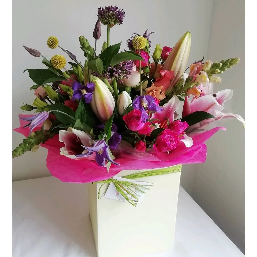 Florist Choice Aqua Pack Bouquet — Tiger Lillies Florist