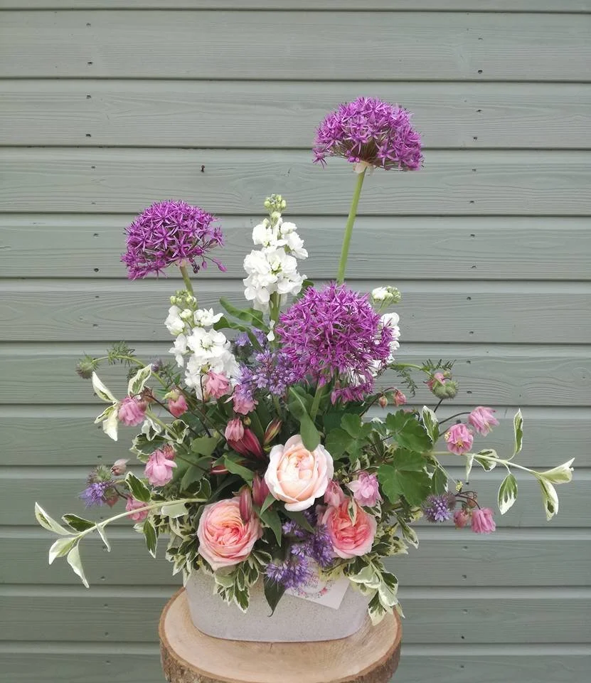 Keepsake Container Arrangement — Tiger Lillies Florist