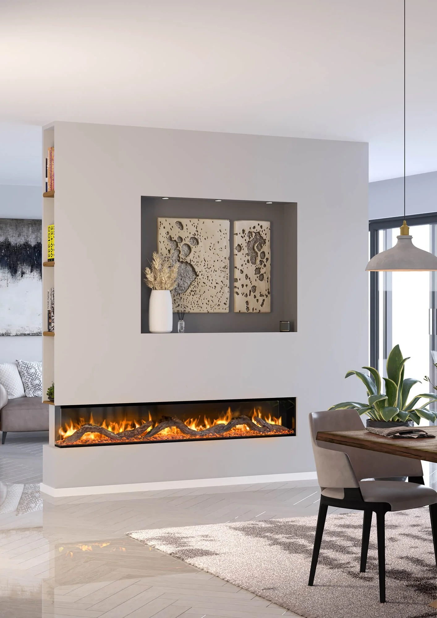 Ezee Glow Celestial 50" Electric Fire — Robert Phillips Fireplaces