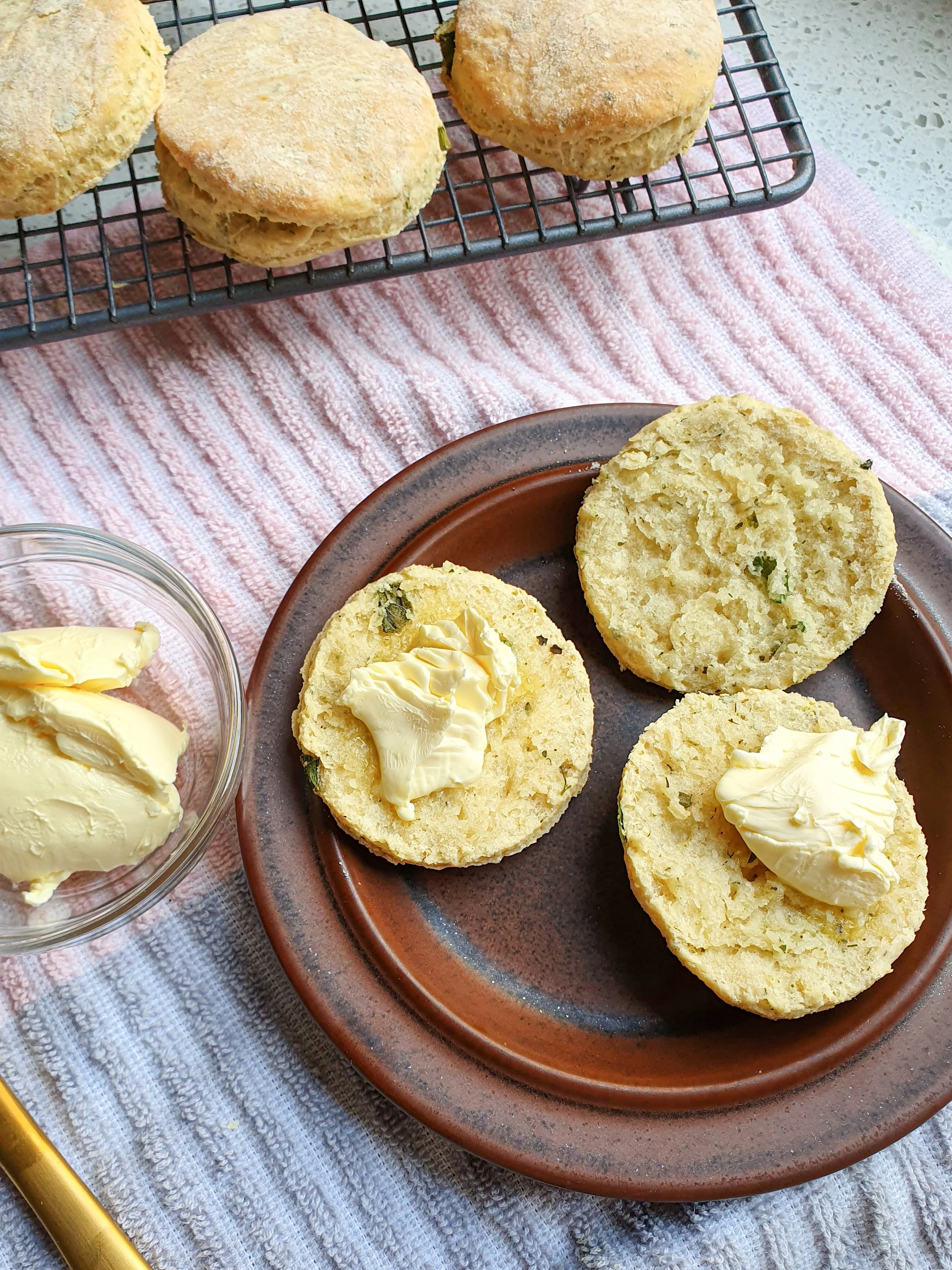 Savory Vegan Scones - using vegan feta — That Vegan Dad