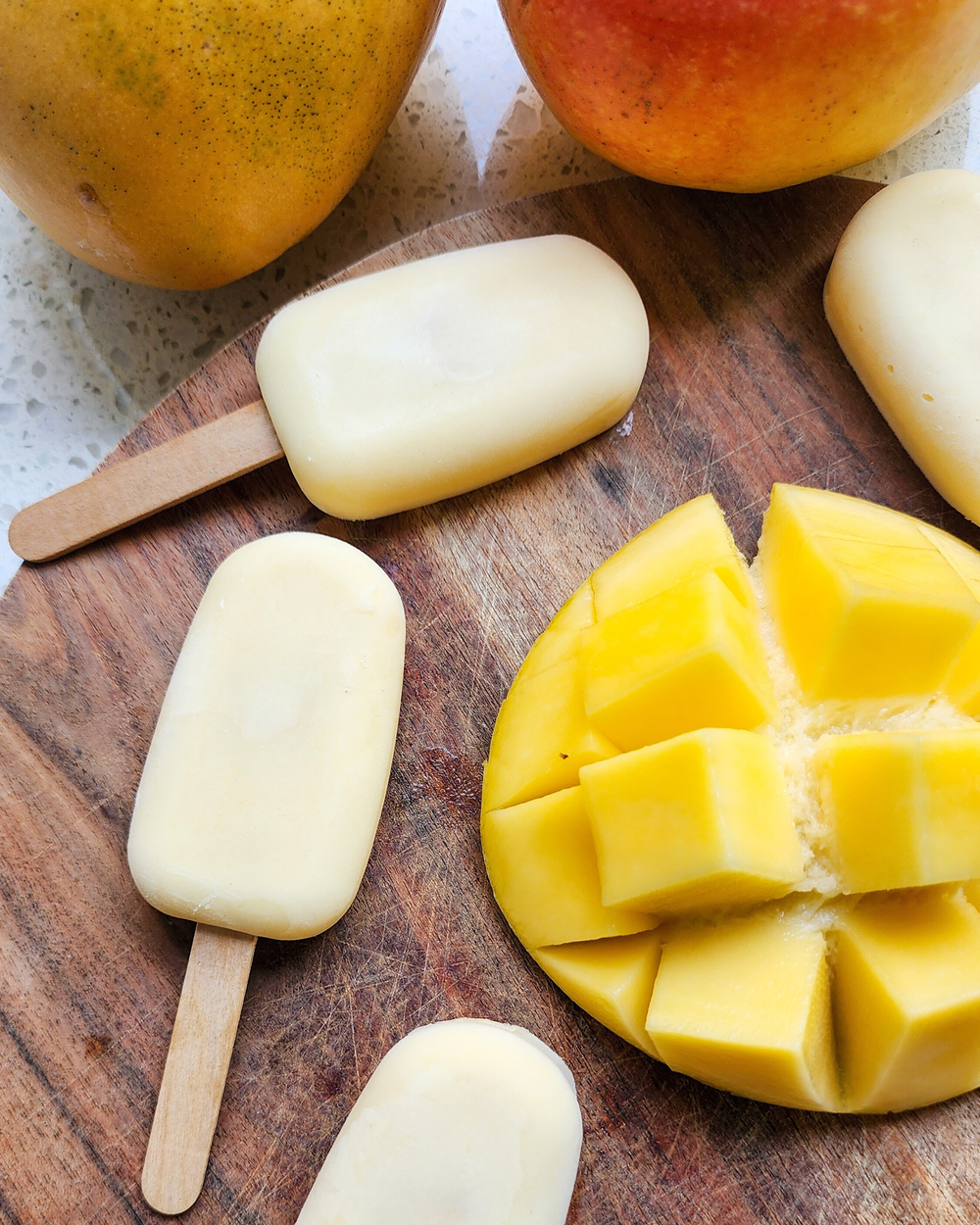 Mango Coconut Popsicles Recipe — That Vegan Dad