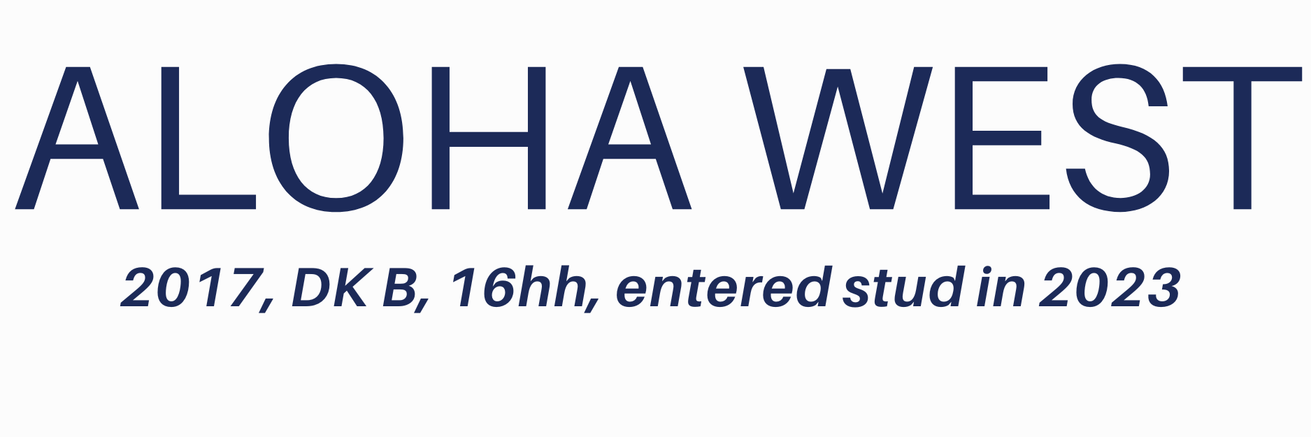 Aloha West — Mill Ridge