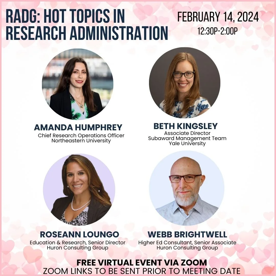 Upcoming Events — NCURA Region I