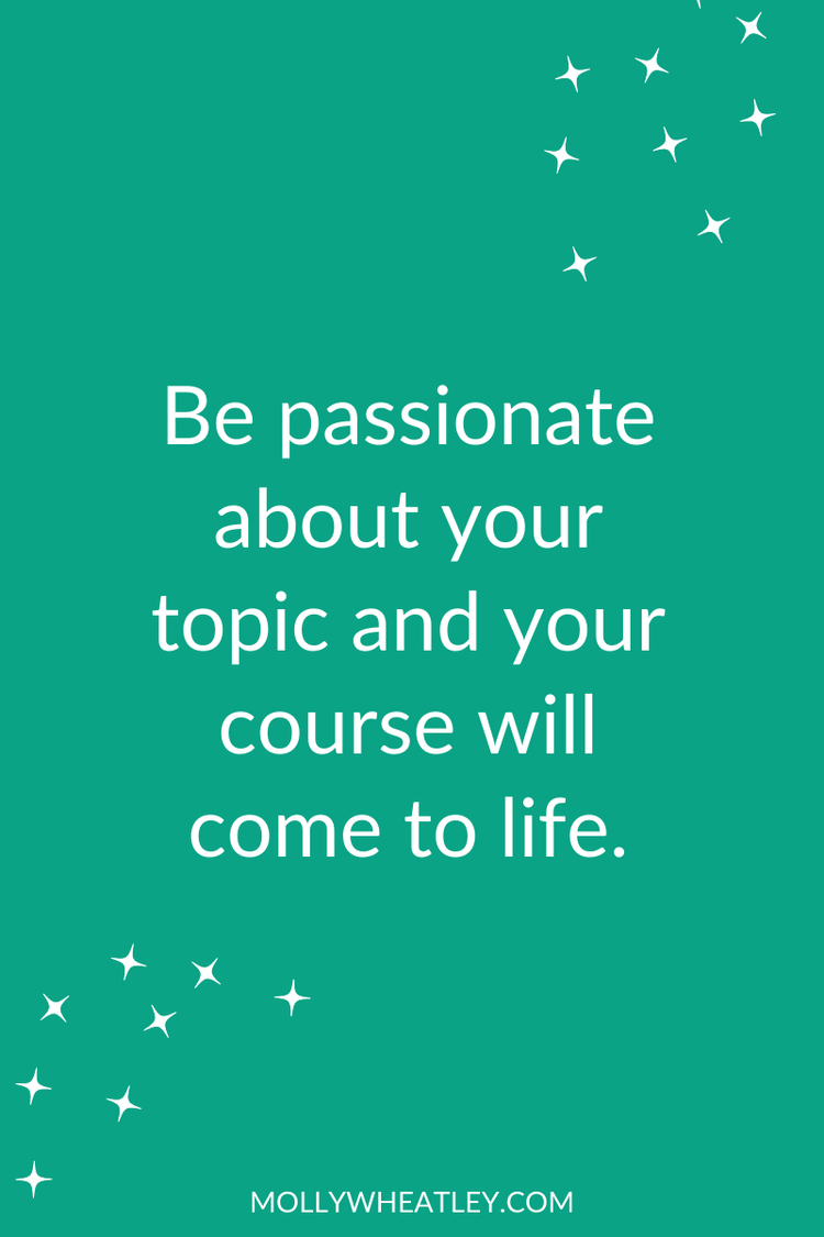 How to Pick the Perfect Online Course Topic — Molly Wheatley