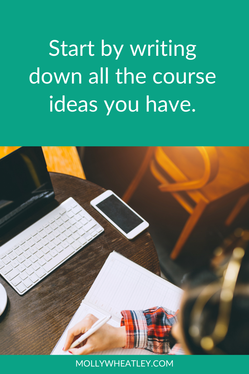 How to Pick the Perfect Online Course Topic — Molly Wheatley