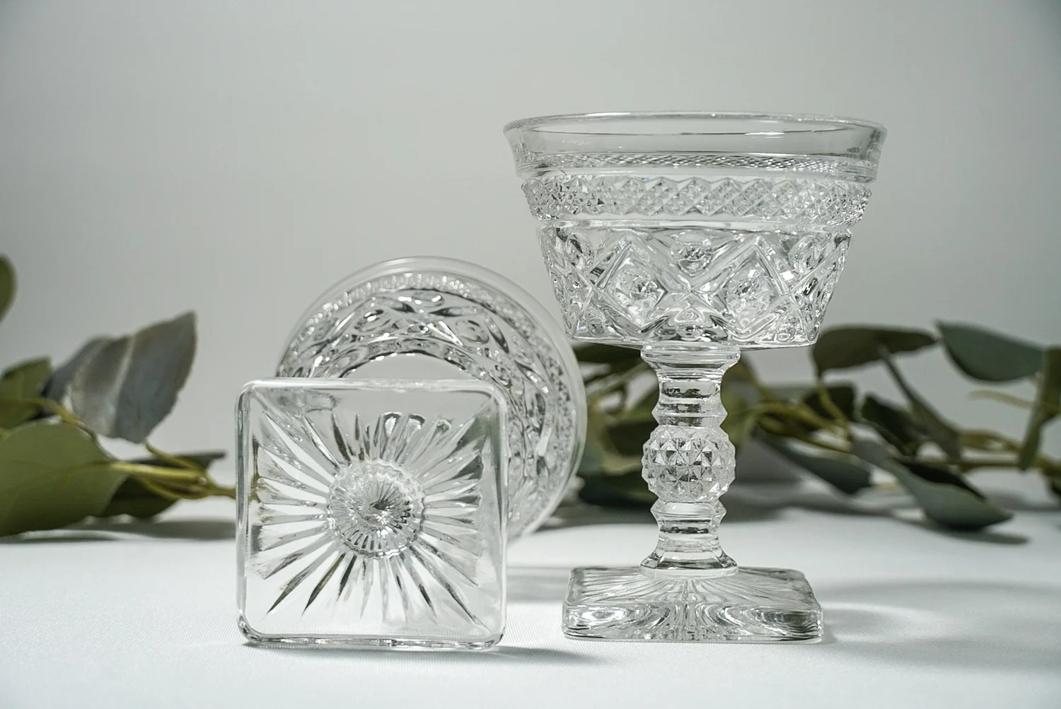 Small Crystal Goblets — Glasswing Event & Wedding Rentals