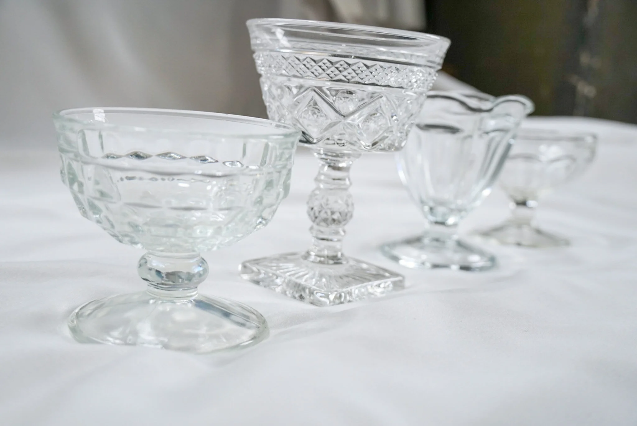 Small Crystal Goblets — Glasswing Event & Wedding Rentals