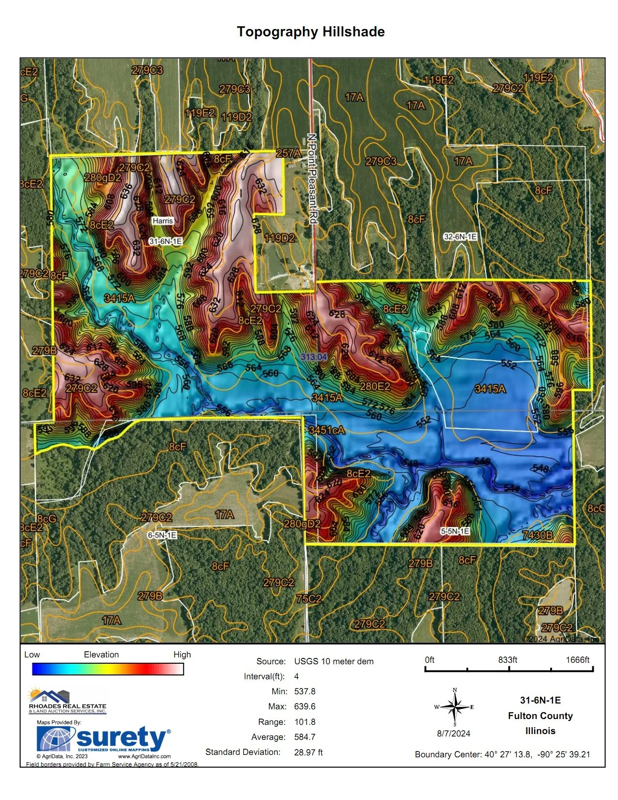 Fulton County Land Auction: Bricker 312.61 Acres — Kelso Rhoades Real ...