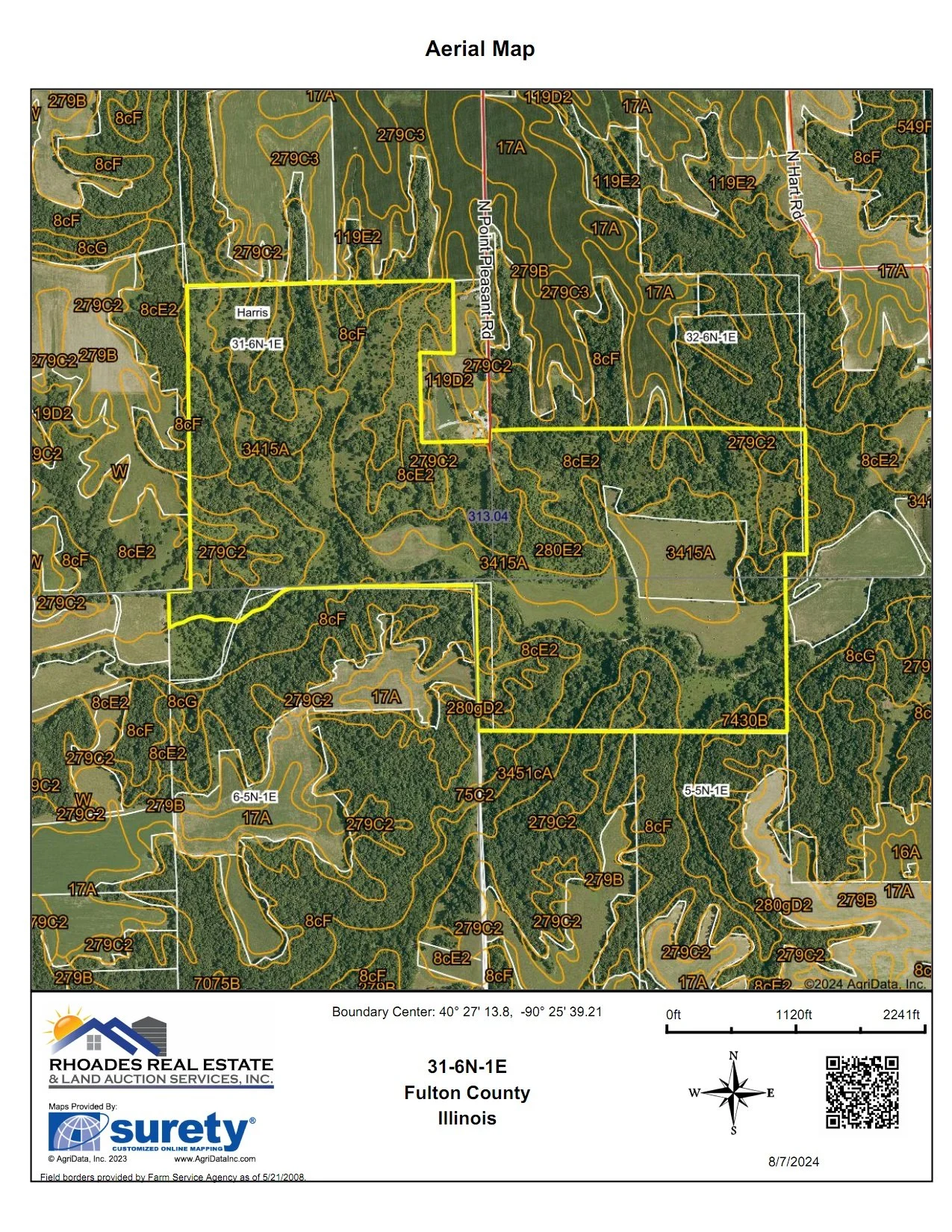Fulton County Land Auction: Bricker 312.61 Acres — Kelso Rhoades Real ...