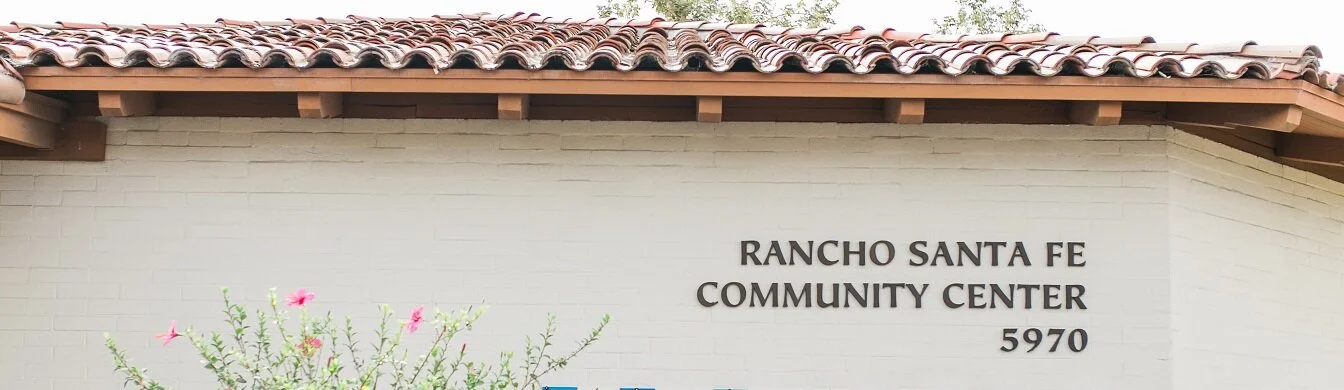 About 1 — RANCHO SANTA FE COMMUNITY CENTER