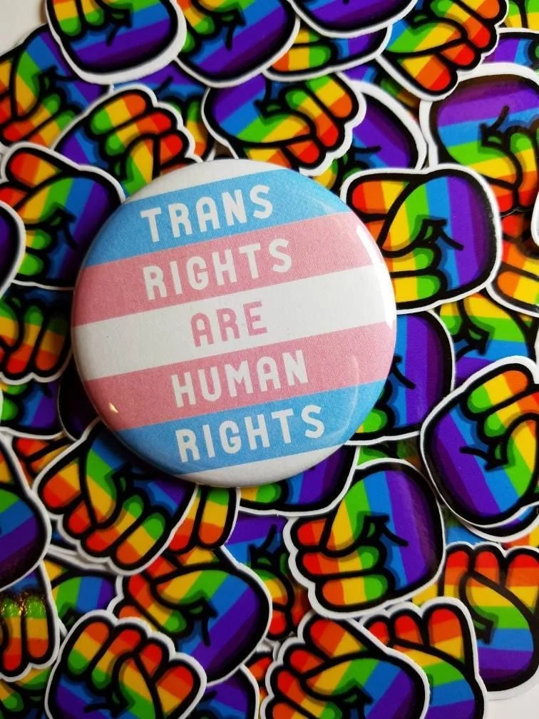 Rainbow Pride Fist sticker set — Opalescent Eel Illustration & Design