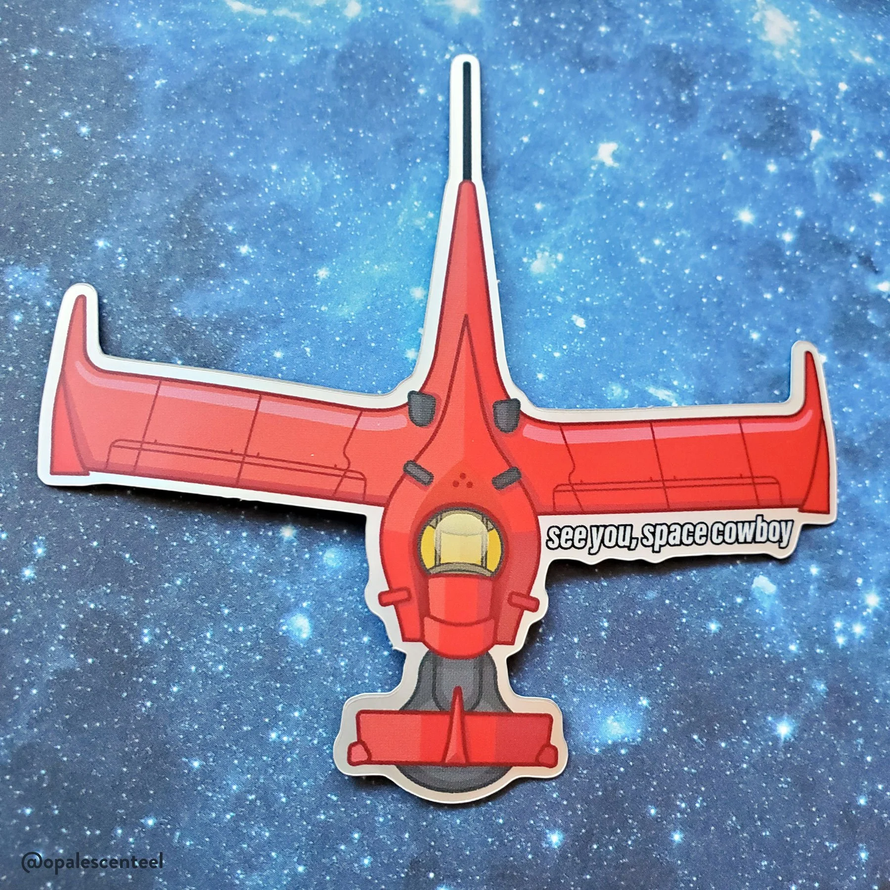 Swordfish matte holographic sticker (updated design) — Opalescent Eel ...