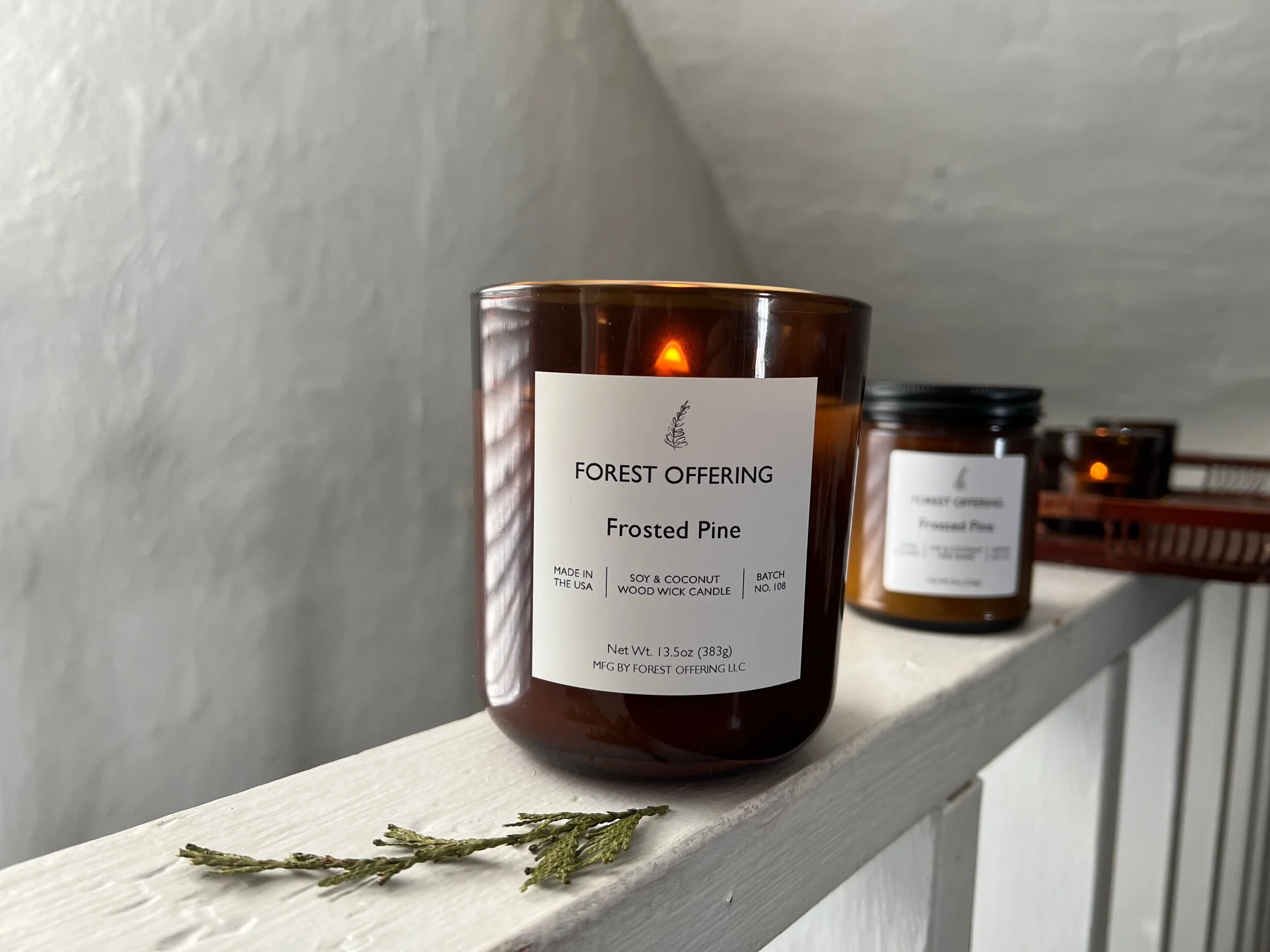 Wooden Wick Candles — Forest Offering