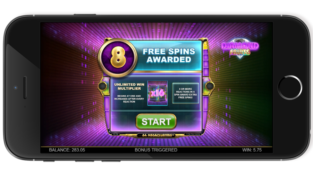 Diamond Fruits — Big Time Gaming