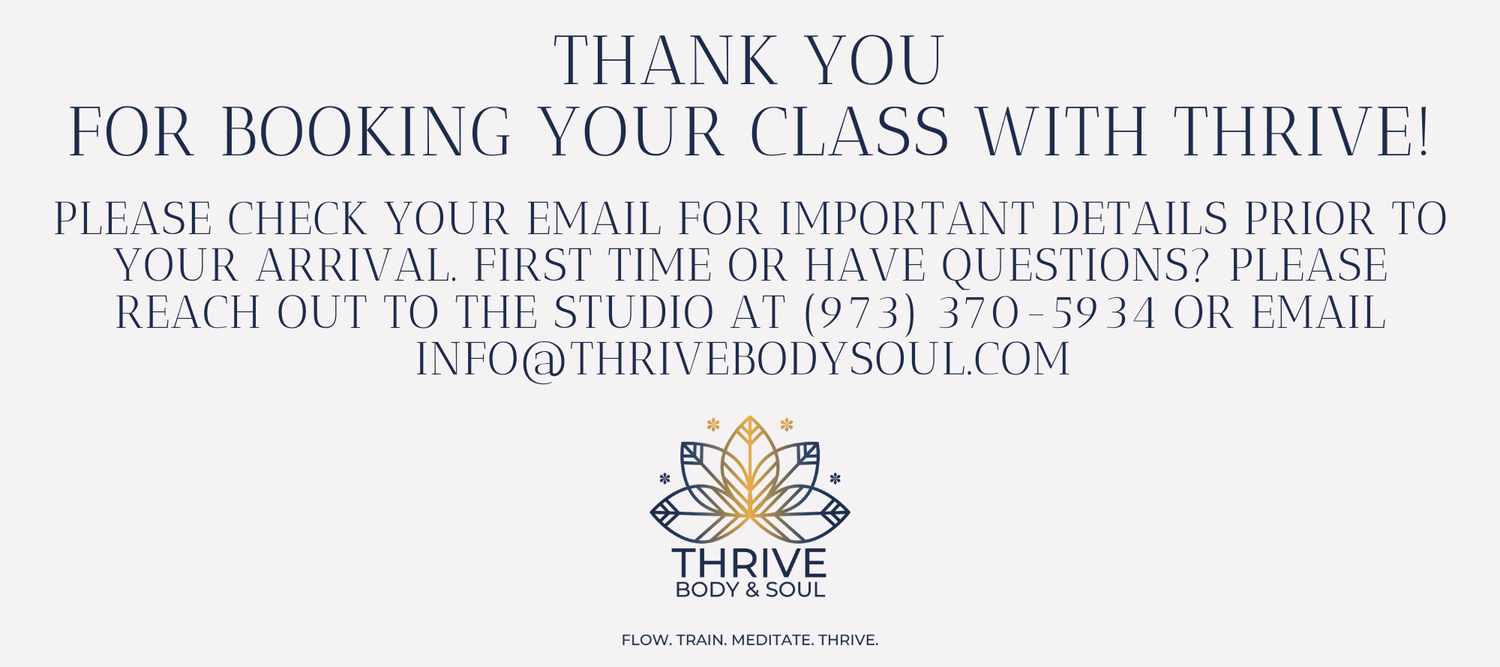 THANK YOU PAGE — Thrive