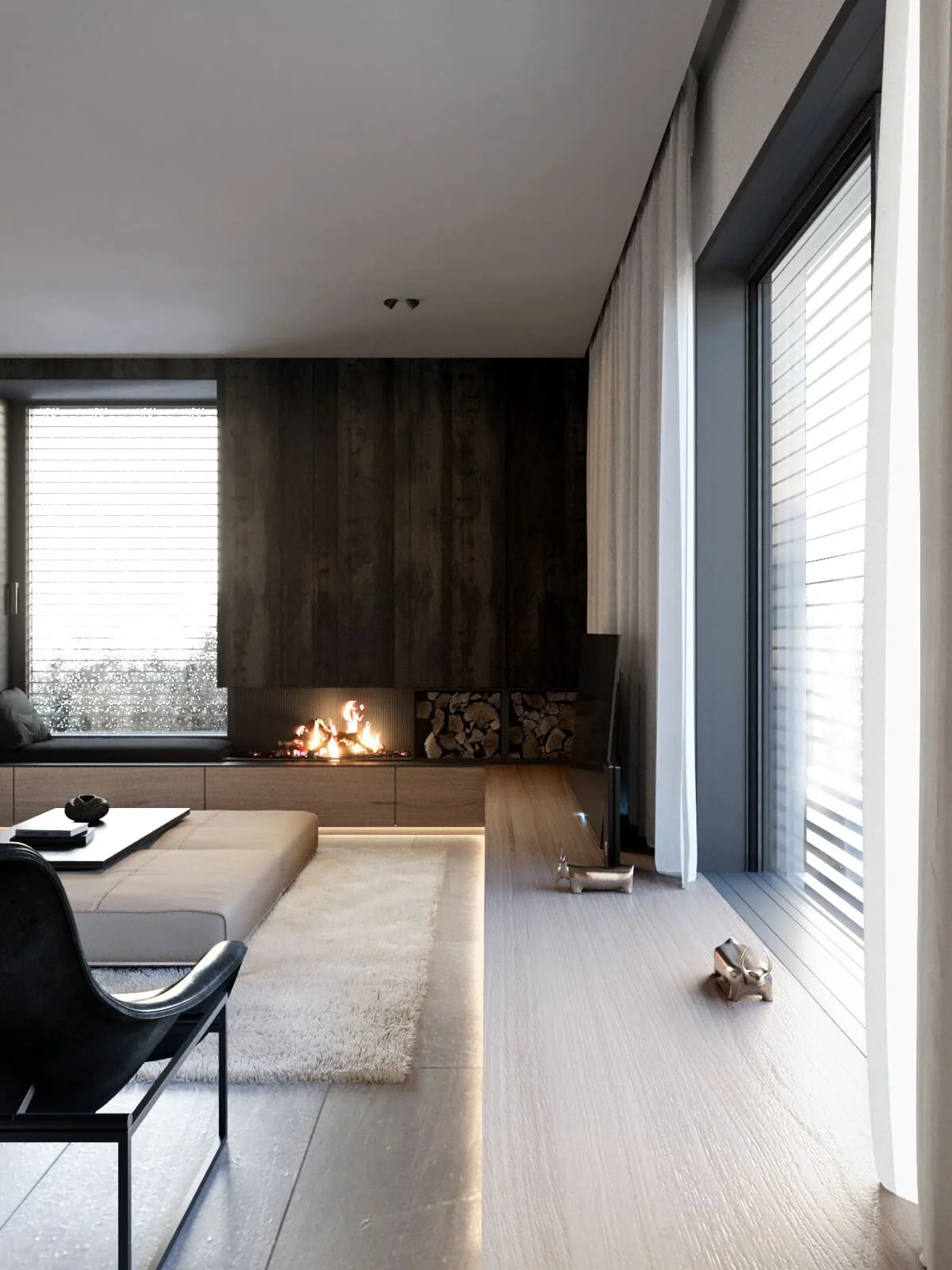 Lighting A Modern Fireplace In Your Home — About MINT Lighting Design