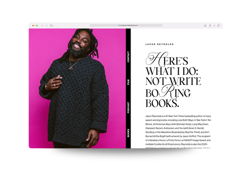 Jason Reynolds — Project by Golden Launch Creative