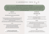 Menu — The Cardross Inn
