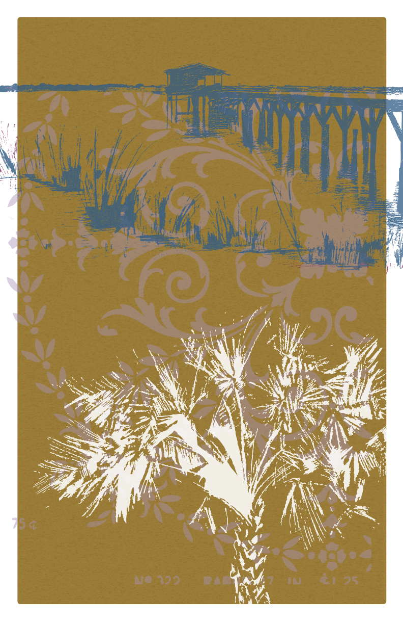 Mobile Toile Hand Towels — Southern Toile