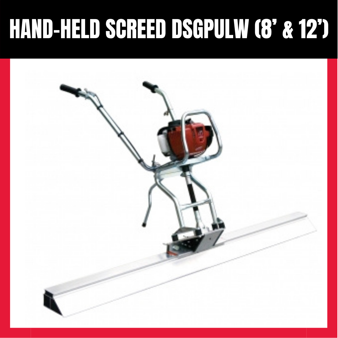 Hand-Held Screed — Taylor True Value Rental
