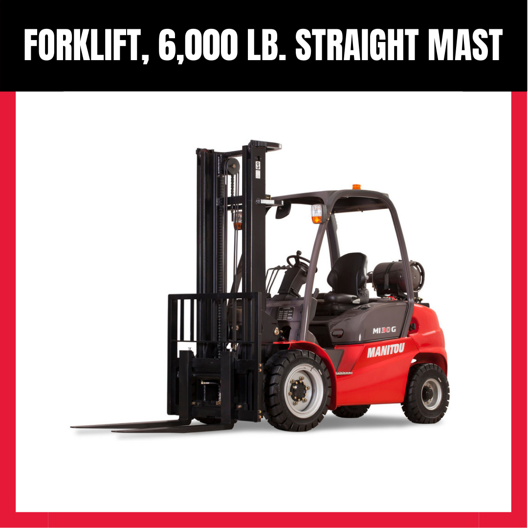 Straight Mast Forklift — Taylor True Value Rental