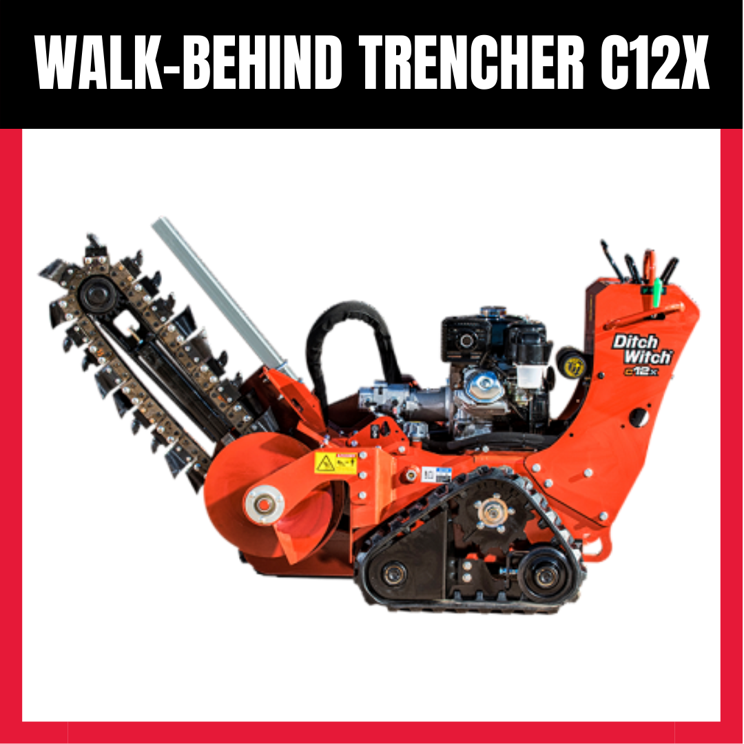 Walk-Behind Trencher C12X — Taylor True Value Rental