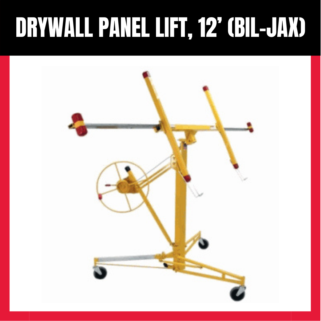 Drywall Panel Lift, 12’ (Bil-Jax) — Taylor True Value Rental