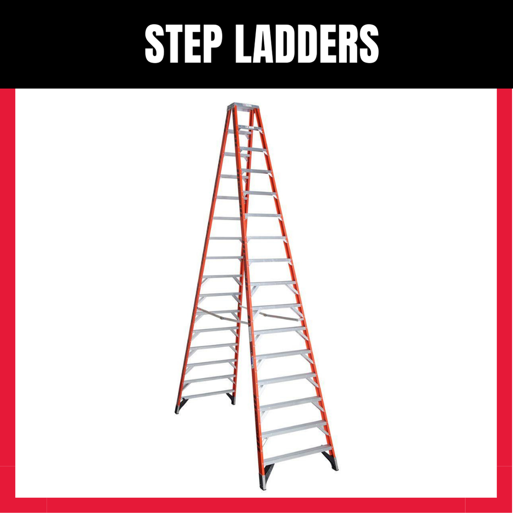 Ladder, Step, 16’ Fiberglass — Taylor True Value Rental