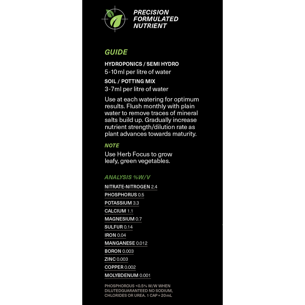 Growth Technology GT Foliage Focus Plant Nutrient Fertilizer for Aroid ...