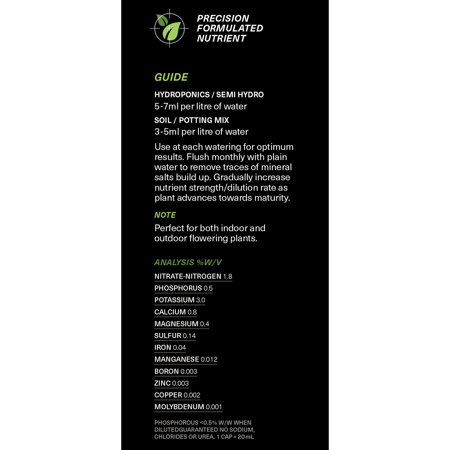 Growth Technology GT Foliage Focus Plant Nutrient Fertilizer for Aroid ...