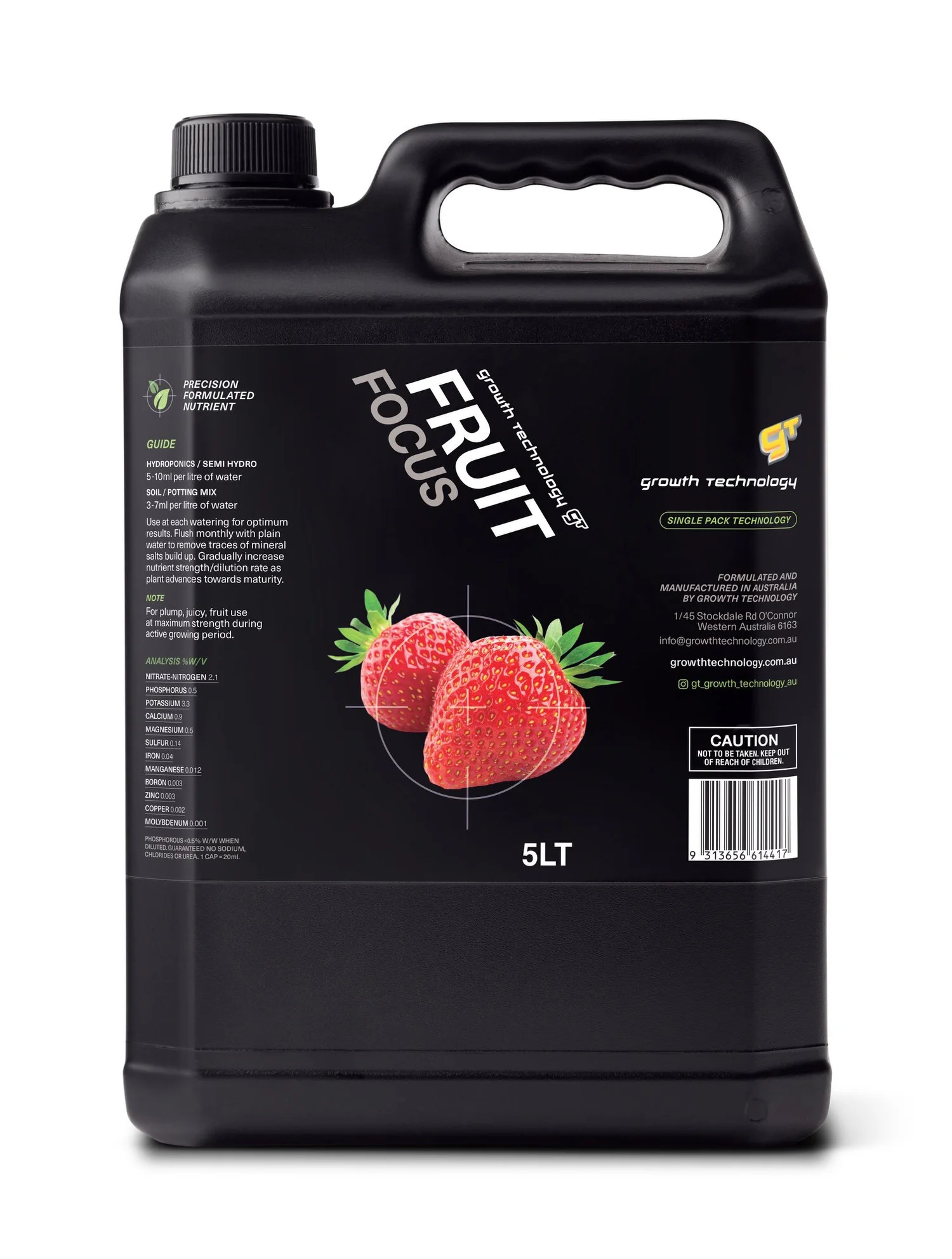 Growth Technology GT Foliage Focus Plant Nutrient Fertilizer for Aroid ...