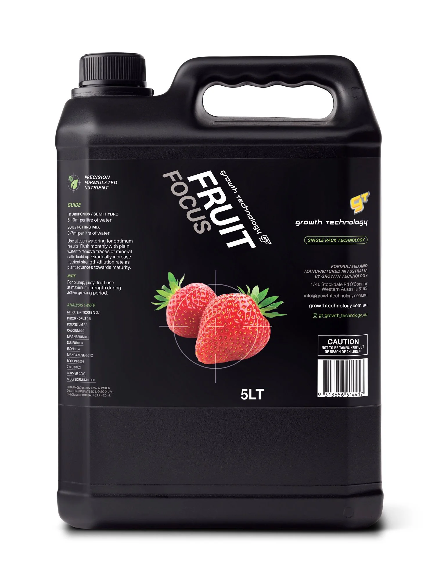 Growth Technology GT Foliage Focus Plant Nutrient Fertilizer for Aroid ...
