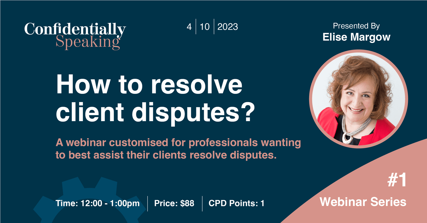 Webinars — Confidentially Speaking