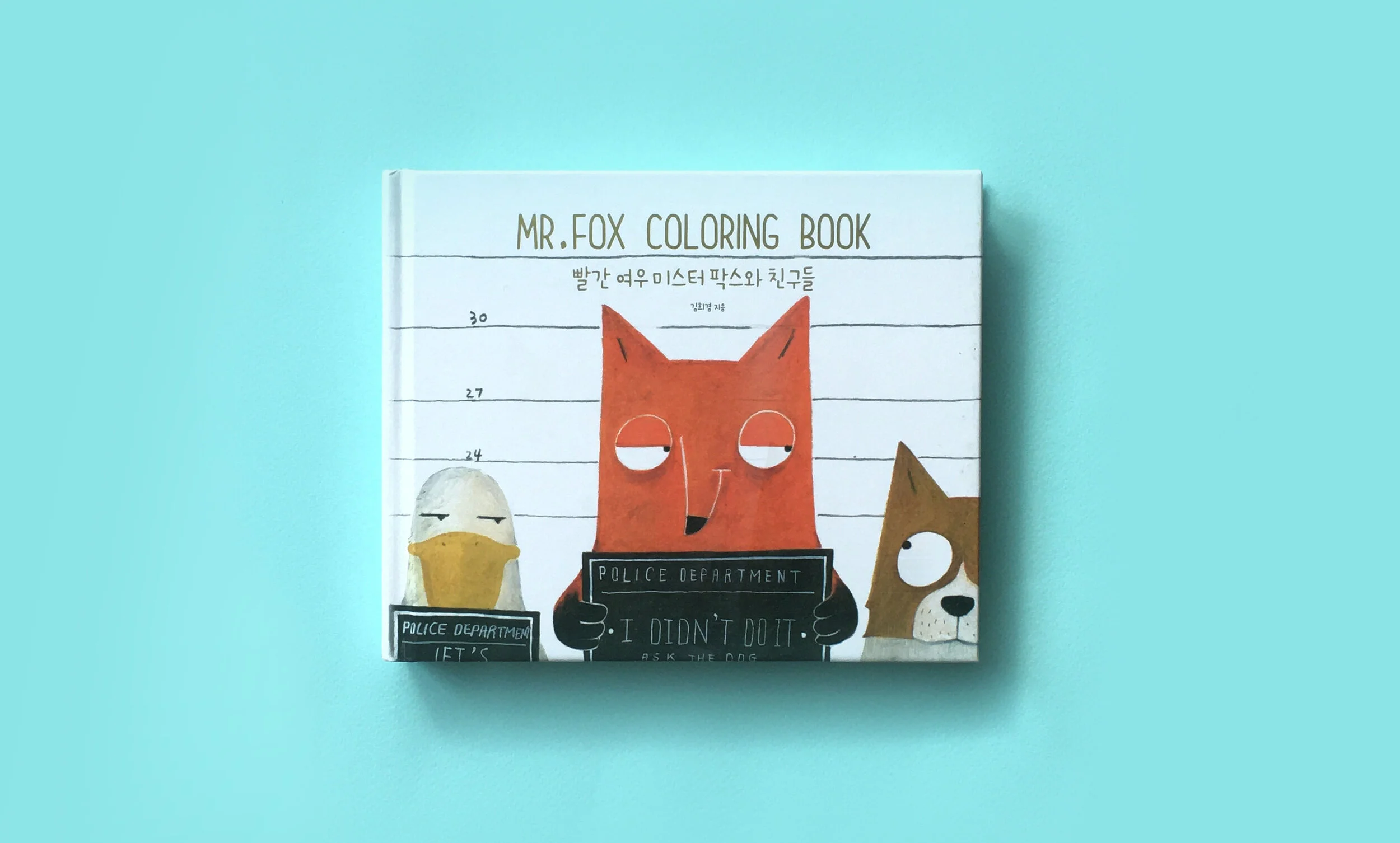 Mr. Fox Coloring Book — Heegyum Kim Illustration